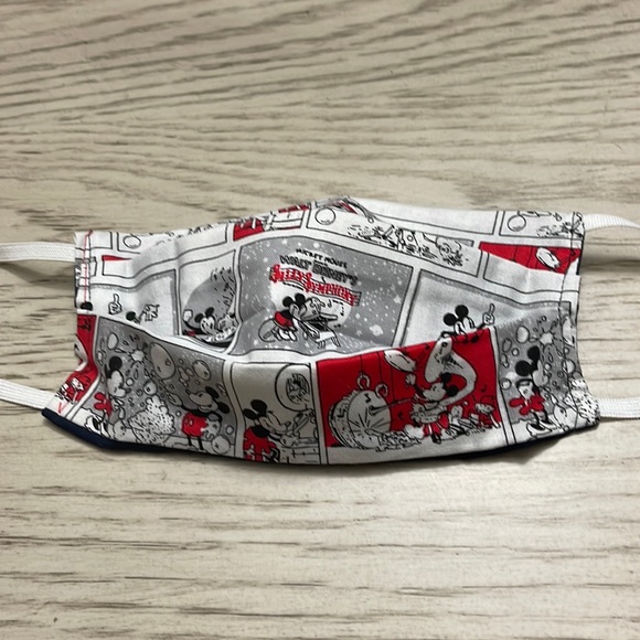 Accessories | Disneys Mickey Mouse Comic Strip Face Mask | Poshmark